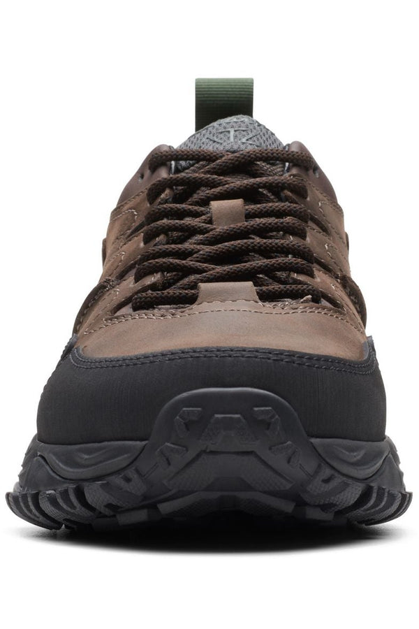 Clarks ATL Walk Go Waterproof shoe in Dark Brown Leather Meeks Shoes
