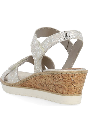 Remonte Ladies sandals R6252-91 in Gold - JM Shoes Ltd