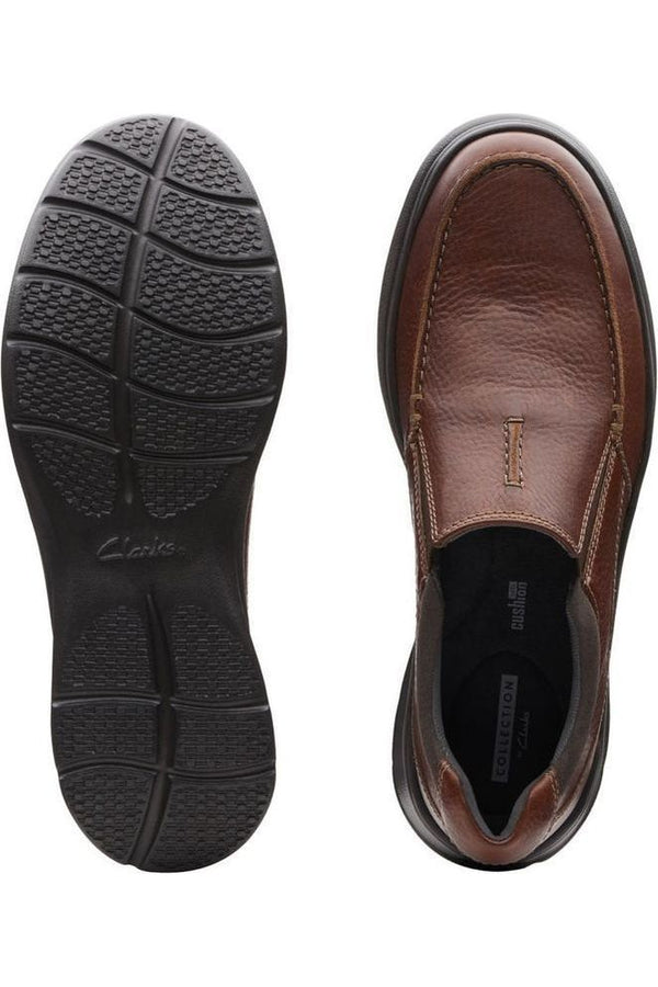 Clarks Cotrell Free Tobacco Leather at MEEKS SHOES - Meeks Shoes