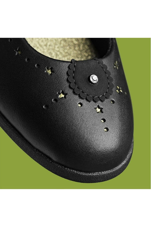 Clarks Magic Step Bar Kid black leather - Meeks Shoes