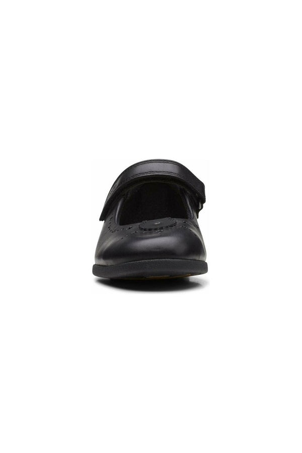 Clarks Magic Step Bar Kid black leather - Meeks Shoes