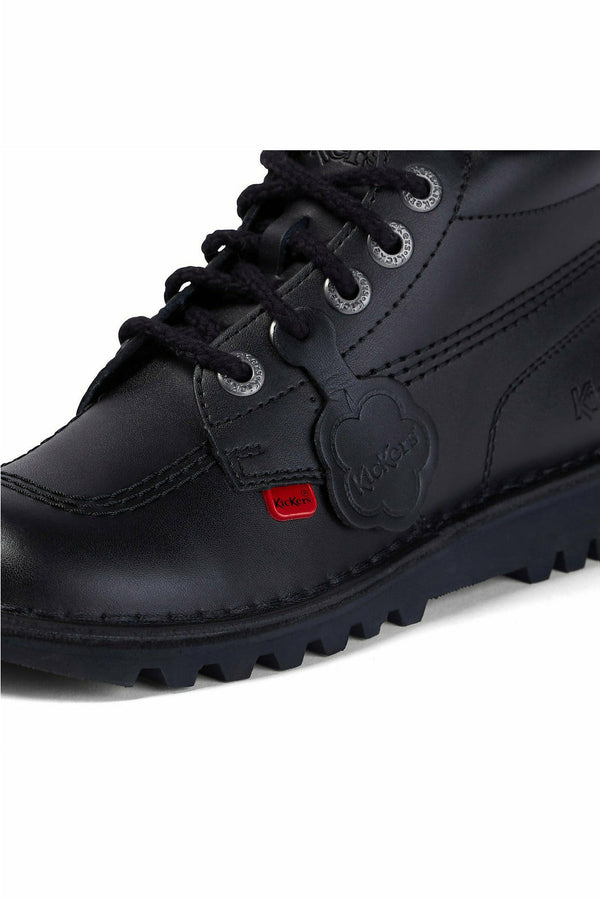 Kickers Kick Hi Core Black at Meeks Shoes
