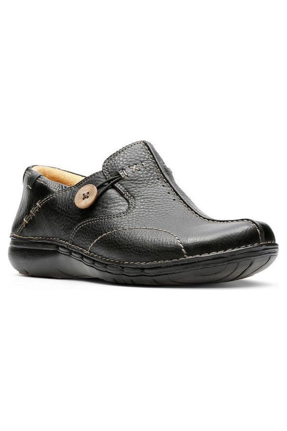 Clarks black shoes sale store